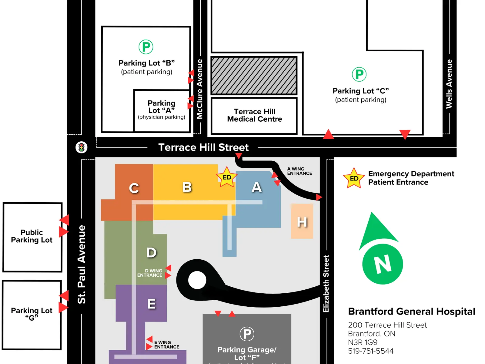 Maps and Directions | Brant Community Healthcare System